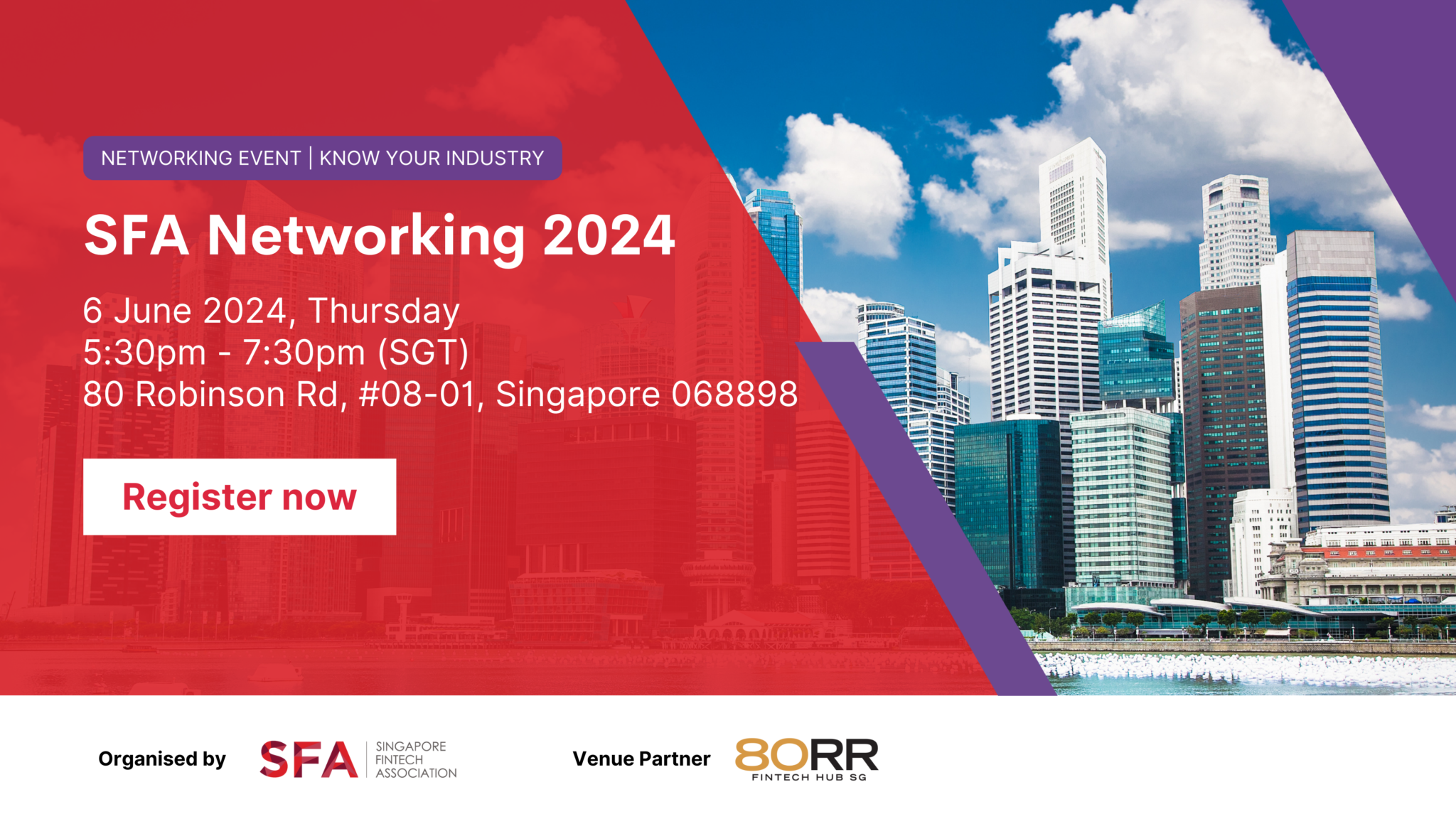 SFA Networking 2024 – Singapore FinTech Association